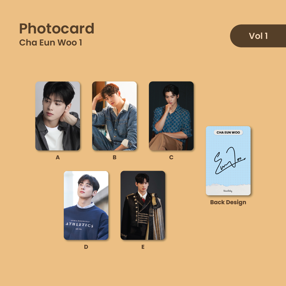 Jual Cha Eun Woo / Eunwoo 1 Unofficial Photocard | Shopee Indonesia