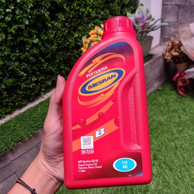 Jual Oli Mesin Diesel Pertamina Mesran B SAE 40 CD/SF - 1 Liter ...