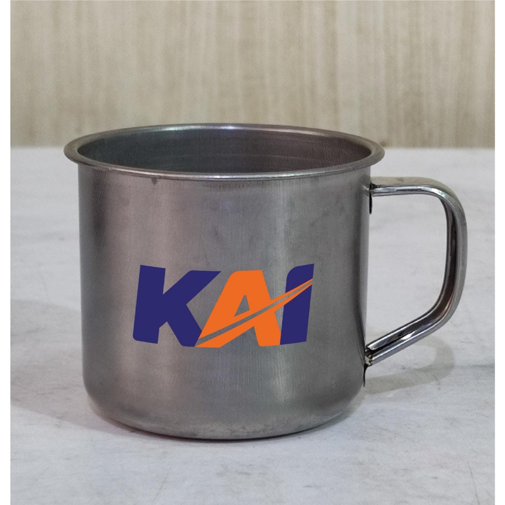 Jual Mug Stainless /Cangkir Souvenir Logo KAI/Custom | Shopee Indonesia