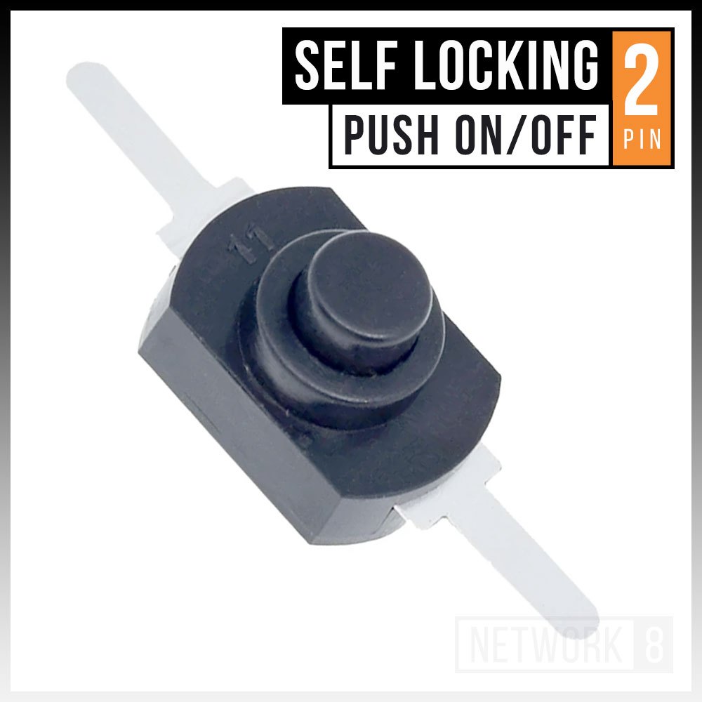 Jual SAKLAR SENTER TOMBOL TEKAN KECIL 2 KAKI SELF LOCKING PUSH ON OFF SWITCH 30V 1A | Shopee ...