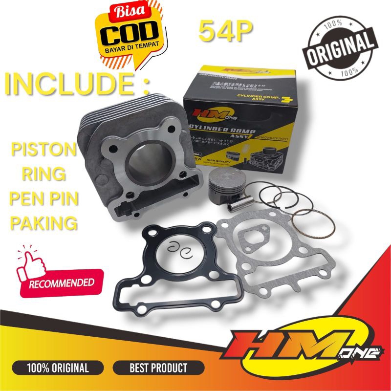 Jual blok seher mio j yamaha 54P fino 115 soul gt 115 komplit lengkap piston ring dll | Shopee ...