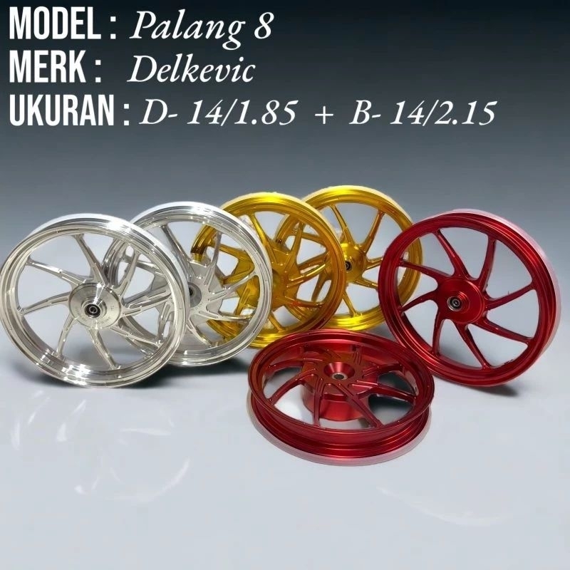 Jual Velg Delkevic Vario 125-150 Pelek Delkevic Vario125 Vario150 ...