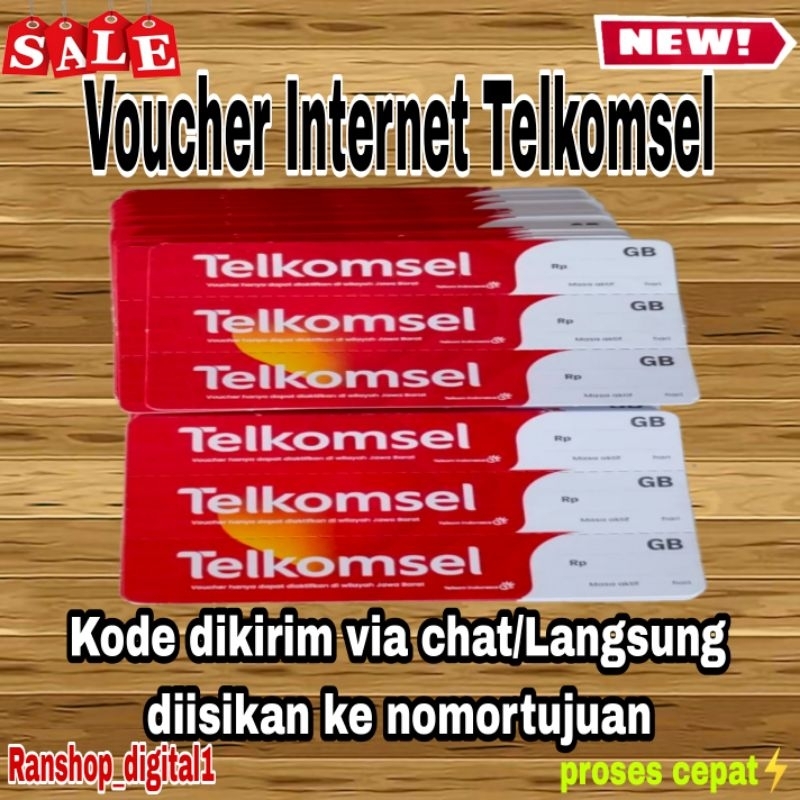 Jual (New)Voucher Paket Data Telkomsel Bulanan Harian Mingguan 1.5GB 2 ...