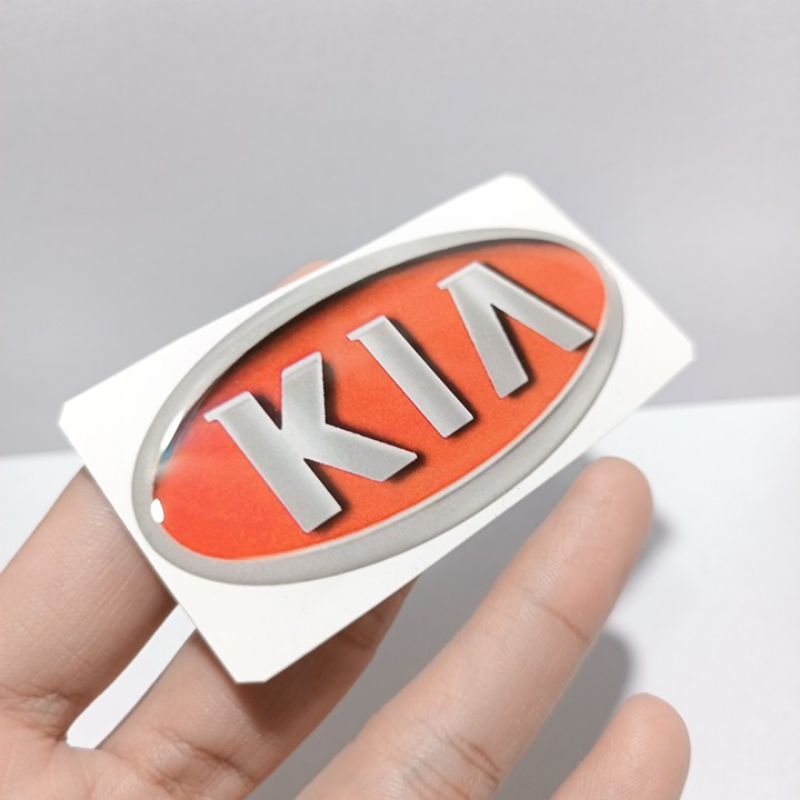 Jual KIA OLD Emblem sticker timbul lentur | Shopee Indonesia