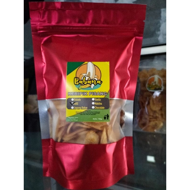 Jual KERIPIK PISANG RASA BBQ, 100gr | Shopee Indonesia