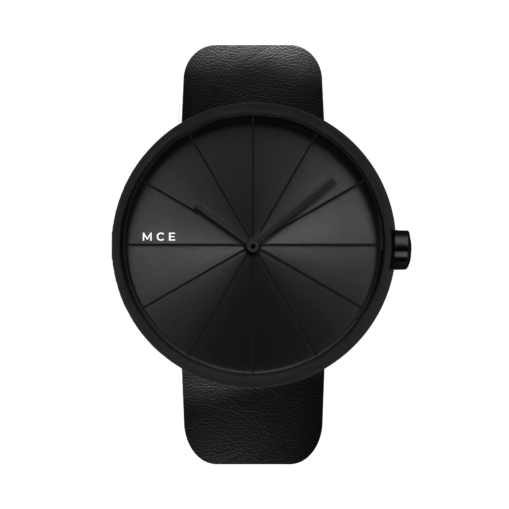 Jual MCE Jam Tangan Pria Apollo Series ( Full Black ) | Shopee Indonesia