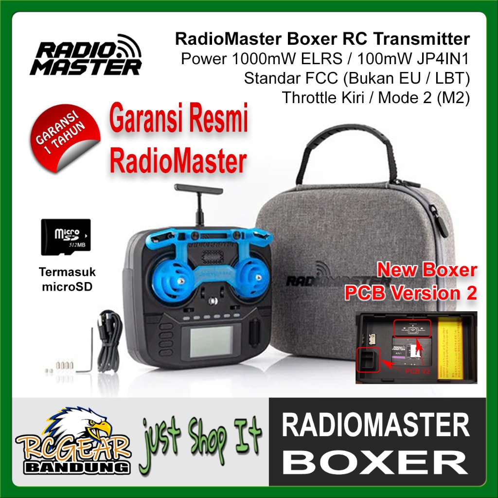 Jual RadioMaster Boxer Radio Controller 2.4GHz RC Transmitter RC Remote ...