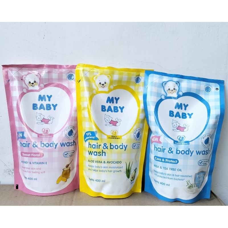 Jual 1 pack My Baby Hair and Body Wash 375ml / Sabun Mandi dan Shampoo ...