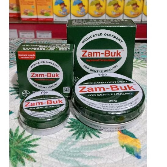 Jual ZAM-BUK medicated ointment 8gr,25gr//menghilangkan nyeri & memar ...