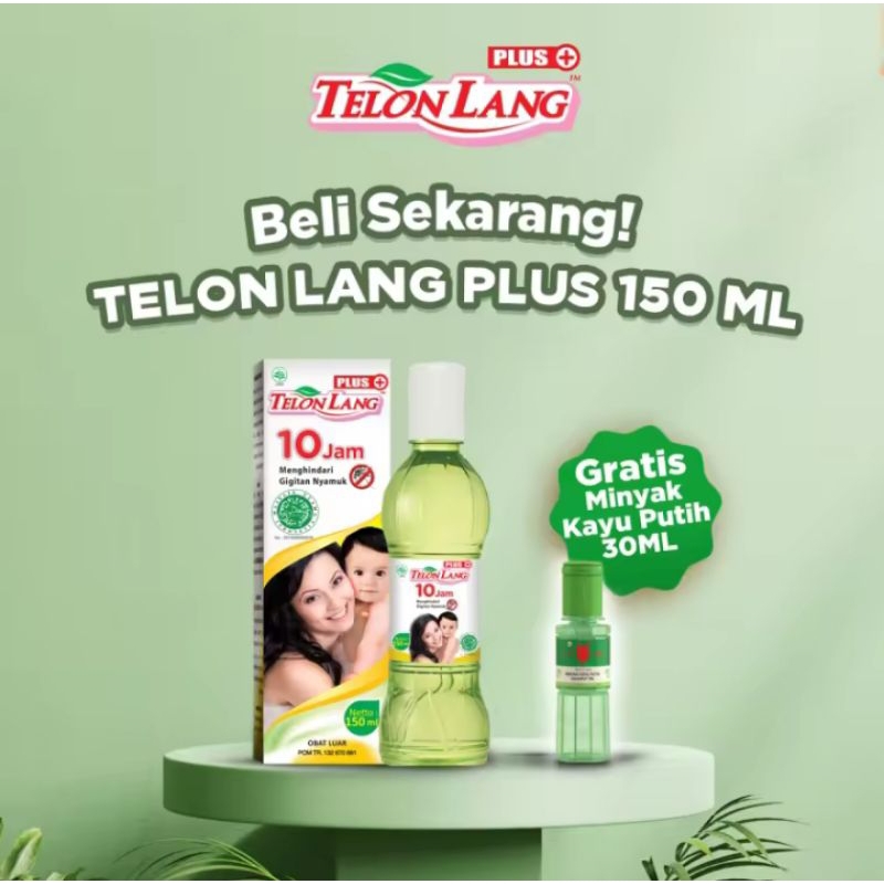 Jual Paket Minyak Telon Lang Plus 150 ml GRATIS minyak kayu putih 30 ml & Free buble wrap ...