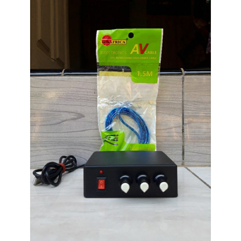 Jual POWER AMPLI MINI STEREO 5 VOLT FREE KABEL AUX 1,5 METER POWER AMPLI RUMAHAN HOME AUDIO ...