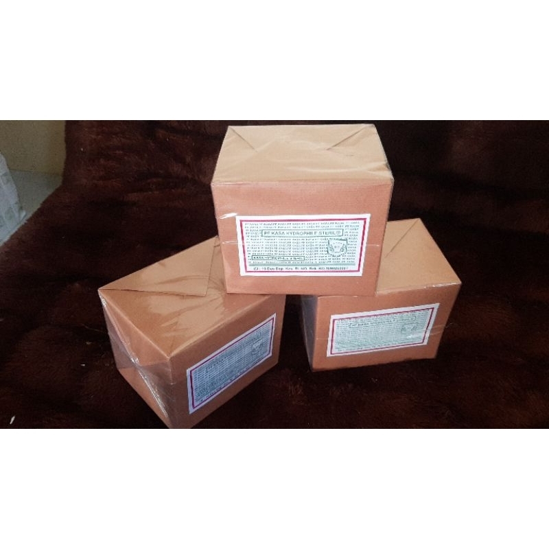 Jual KASA STERIL box coklat PF 16 x 16 / 1 box isi 10 pak | Shopee ...