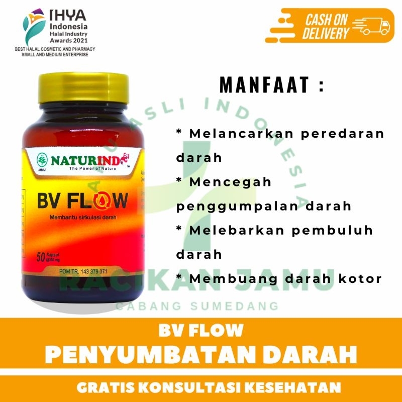 Jual BV FLOW Kapsul Jamu Bersih Darah Mengatasi Darah Kotor Membuang ...