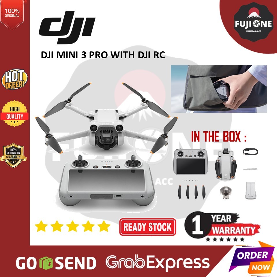 Jual DJI Mini 3 Pro (RC) - DJI Mini 3 Pro - Camera Drone | Under 249g ...