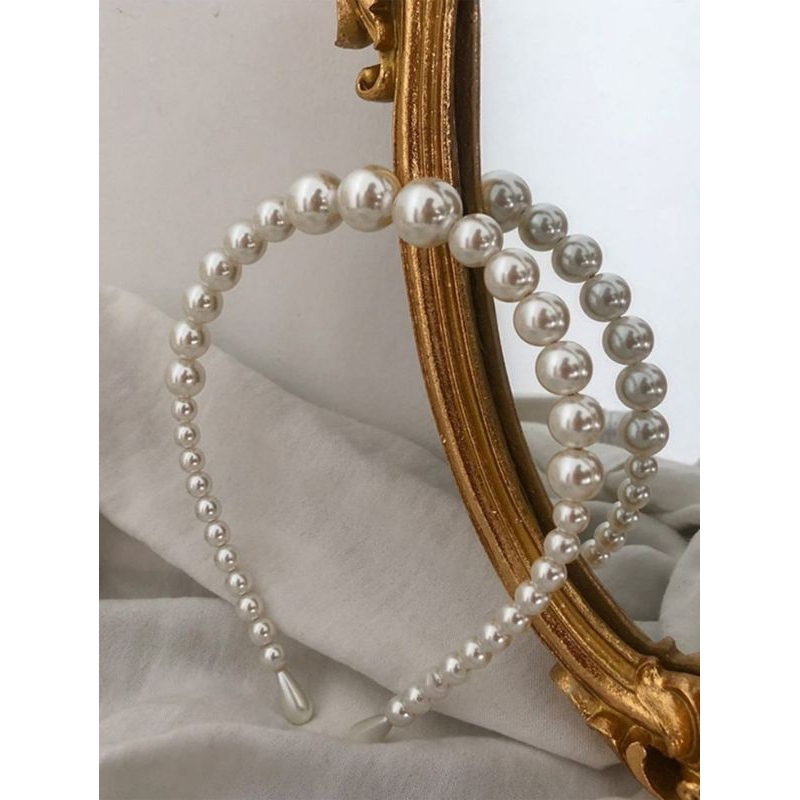 Jual Bando Mutiara Korea Handmade | Shopee Indonesia