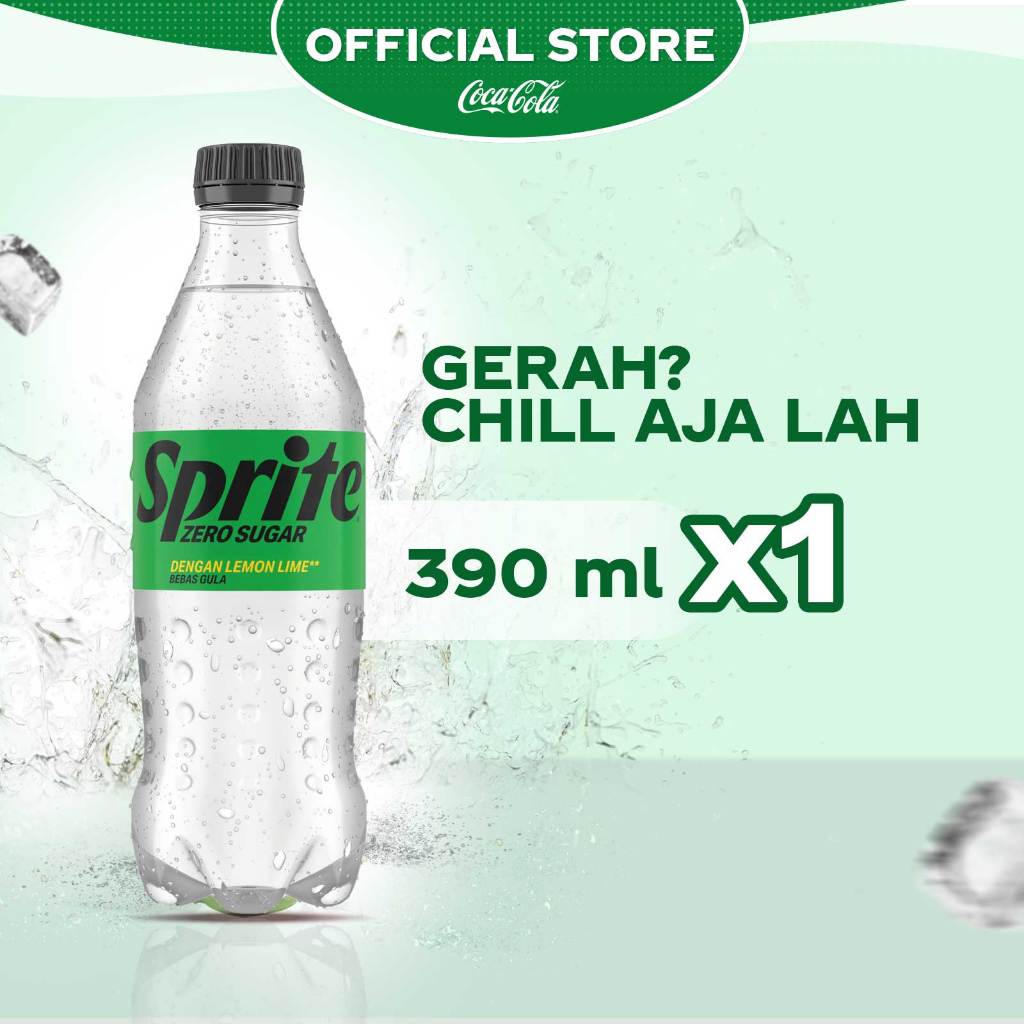 Jual Sprite Zero Lemon Lime Minuman Soda - Botol 390ml | Shopee Indonesia