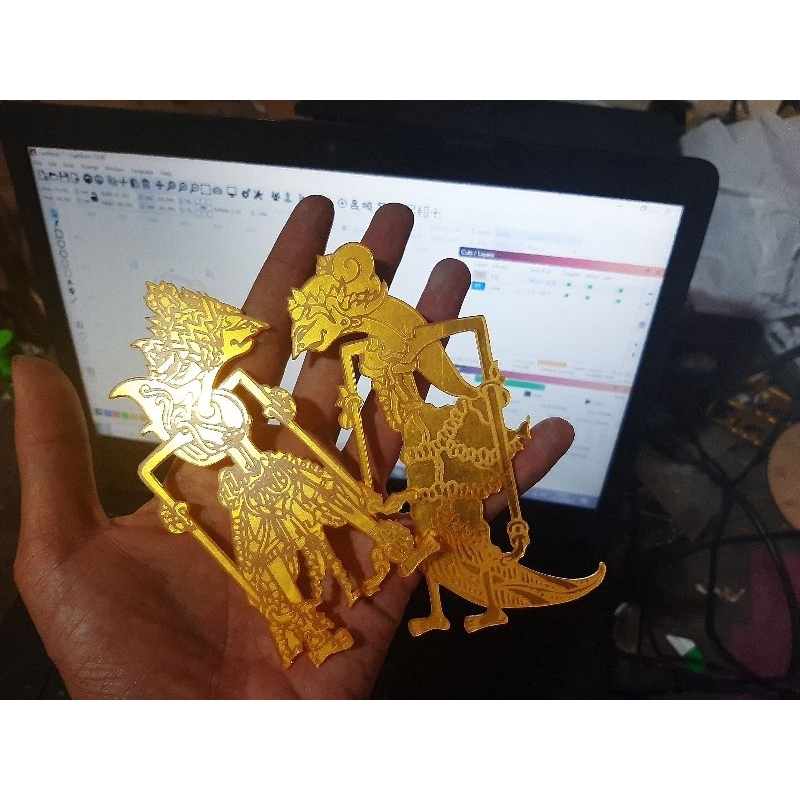 Jual miniatur wayang rama shinta gold akrilik | Shopee Indonesia
