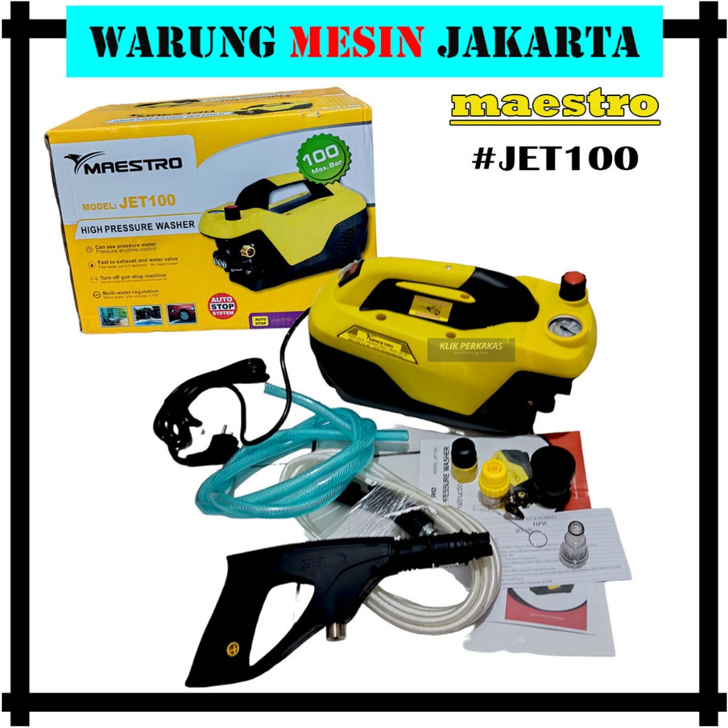 Jual Mesin Steam Cuci Motor & Mobil / High Pressure Cleaner Maestro JET ...