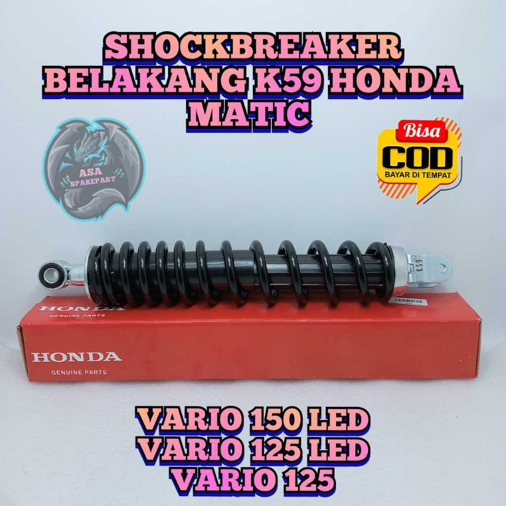 Jual Shock Belakang K59 Motor Honda VARIO 125 Techno fi Injeksi , VARIO 125 Esp LED , VARIO Esp ...