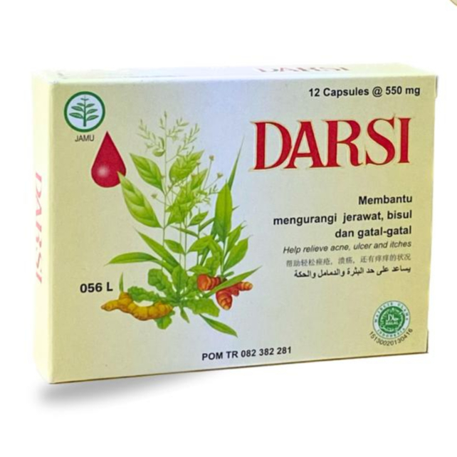 Jual DARSI KAPSUL BERSIH DARAH (12 KAPSUL) | Shopee Indonesia