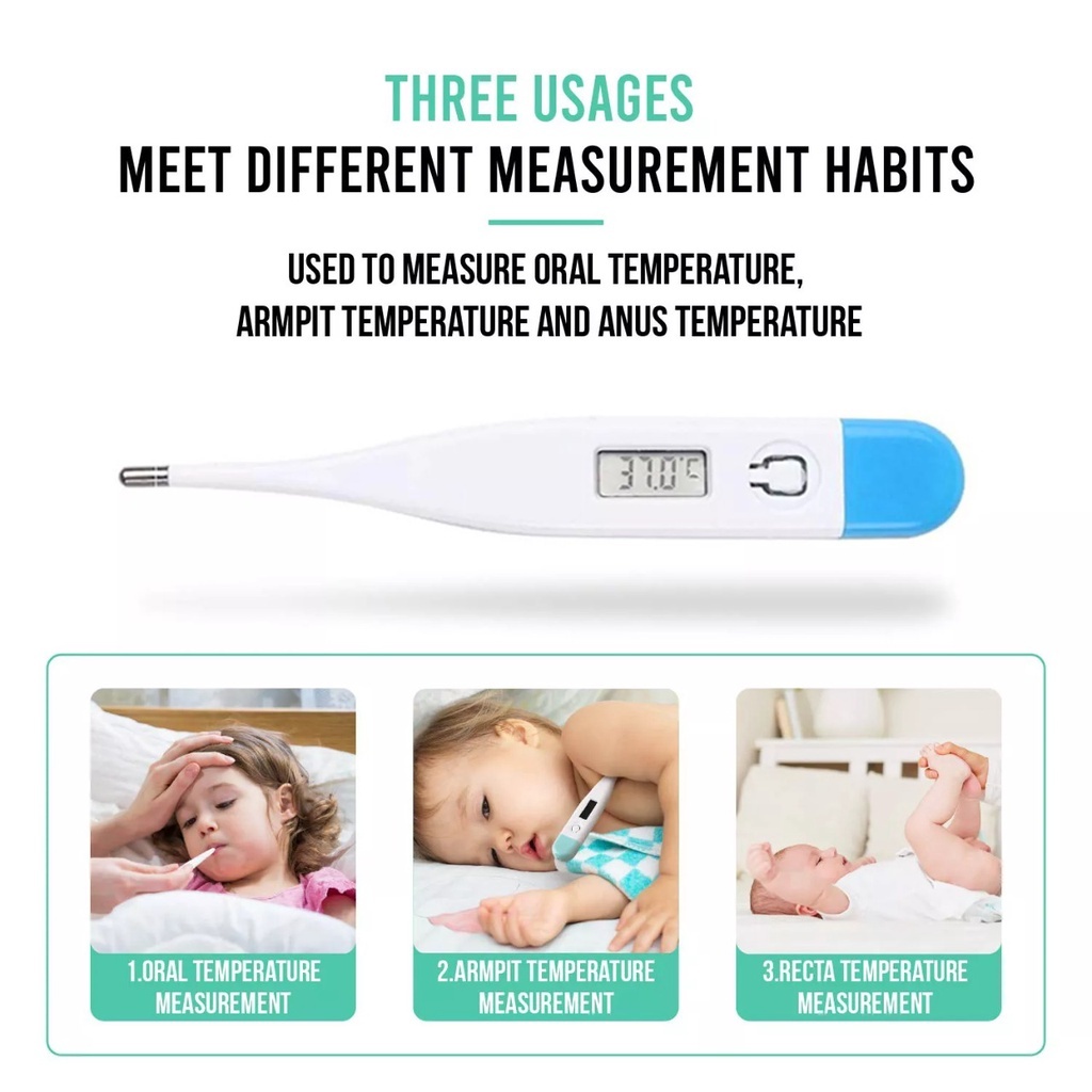 Jual Thermometer Digital Automator alarm / Termometer Letak Mulut ...
