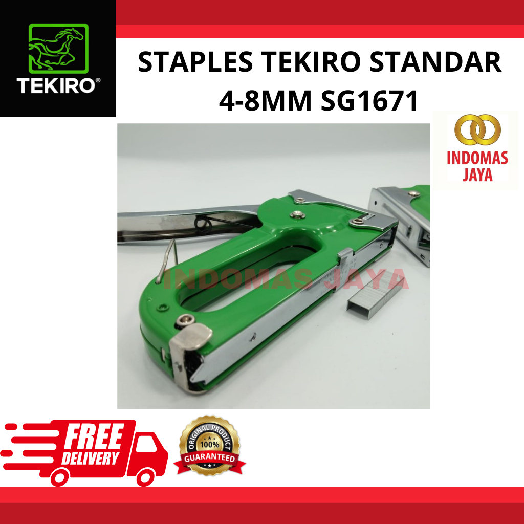 Jual TEKIRO TEMBAKAN STAPLES STANDAR 4 - 8 MM /STAPLES GUN / TOOLS ...