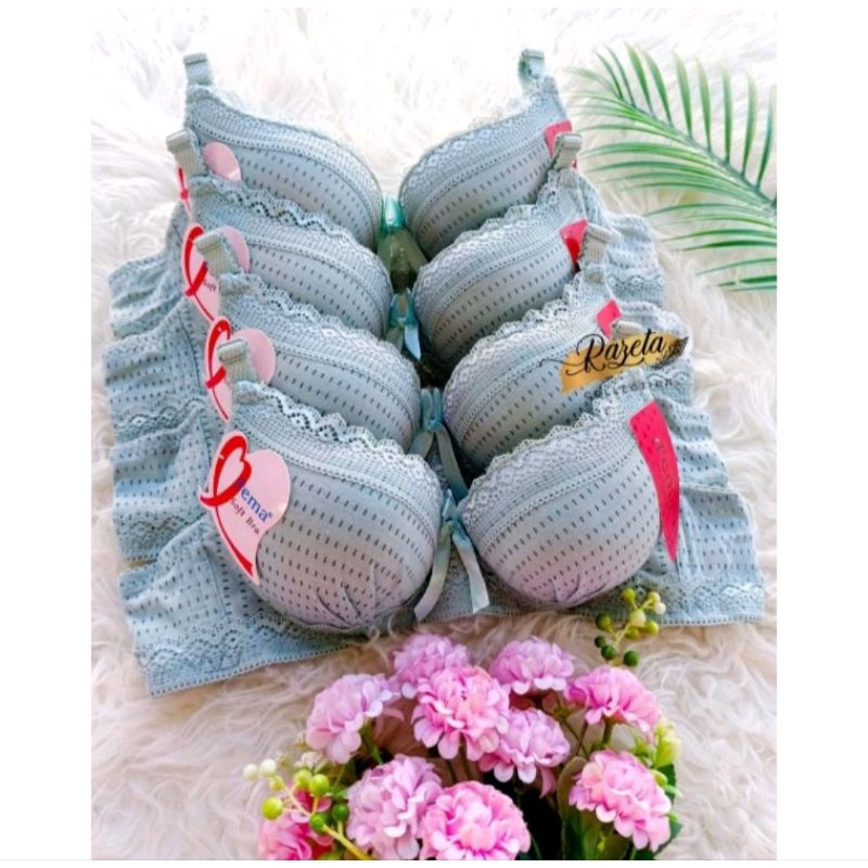 Jual Bra 1866 Bra kawat abg kancing 3 / Bra busa tebal/bra fashion ...