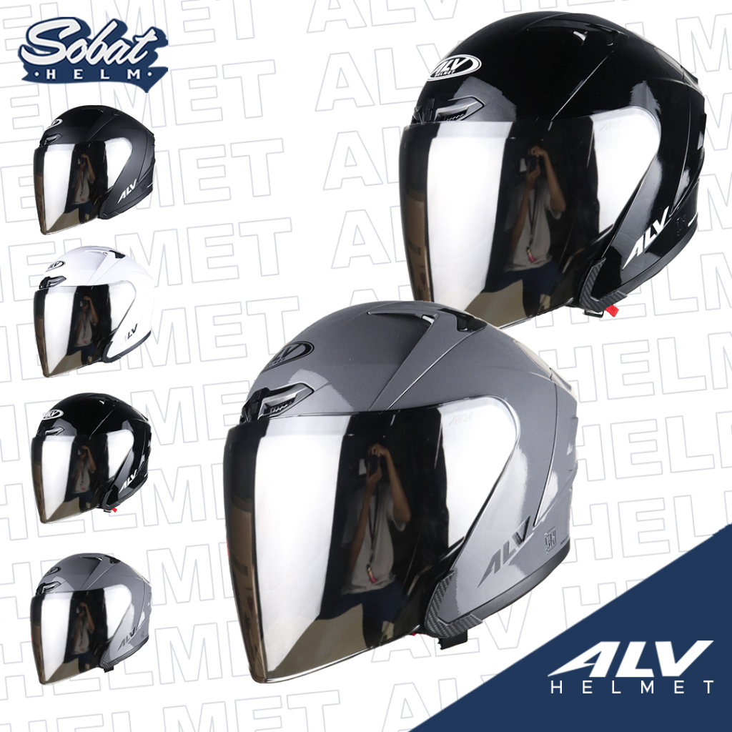 Jual Helm Half Face ALV ULTRON Half Face SNI | Shopee Indonesia