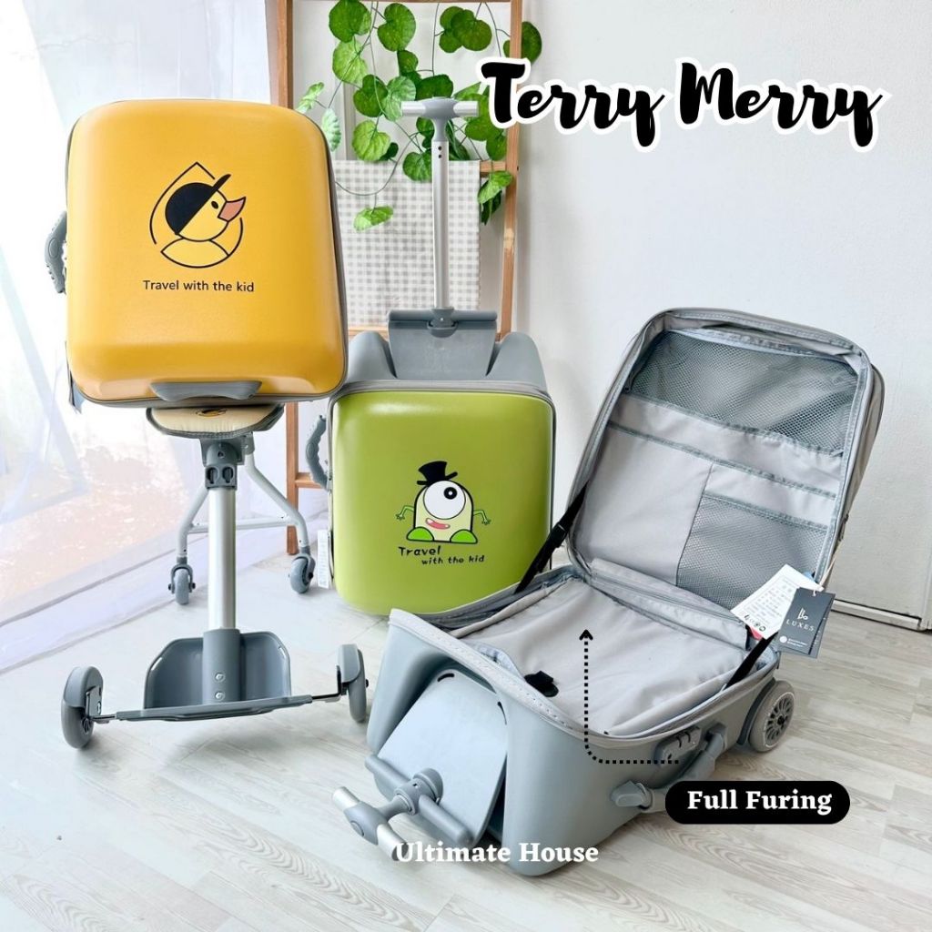 Jual LUXES Koper Stroller Tunggang Koper Duduk Traveling Anak Koper ...