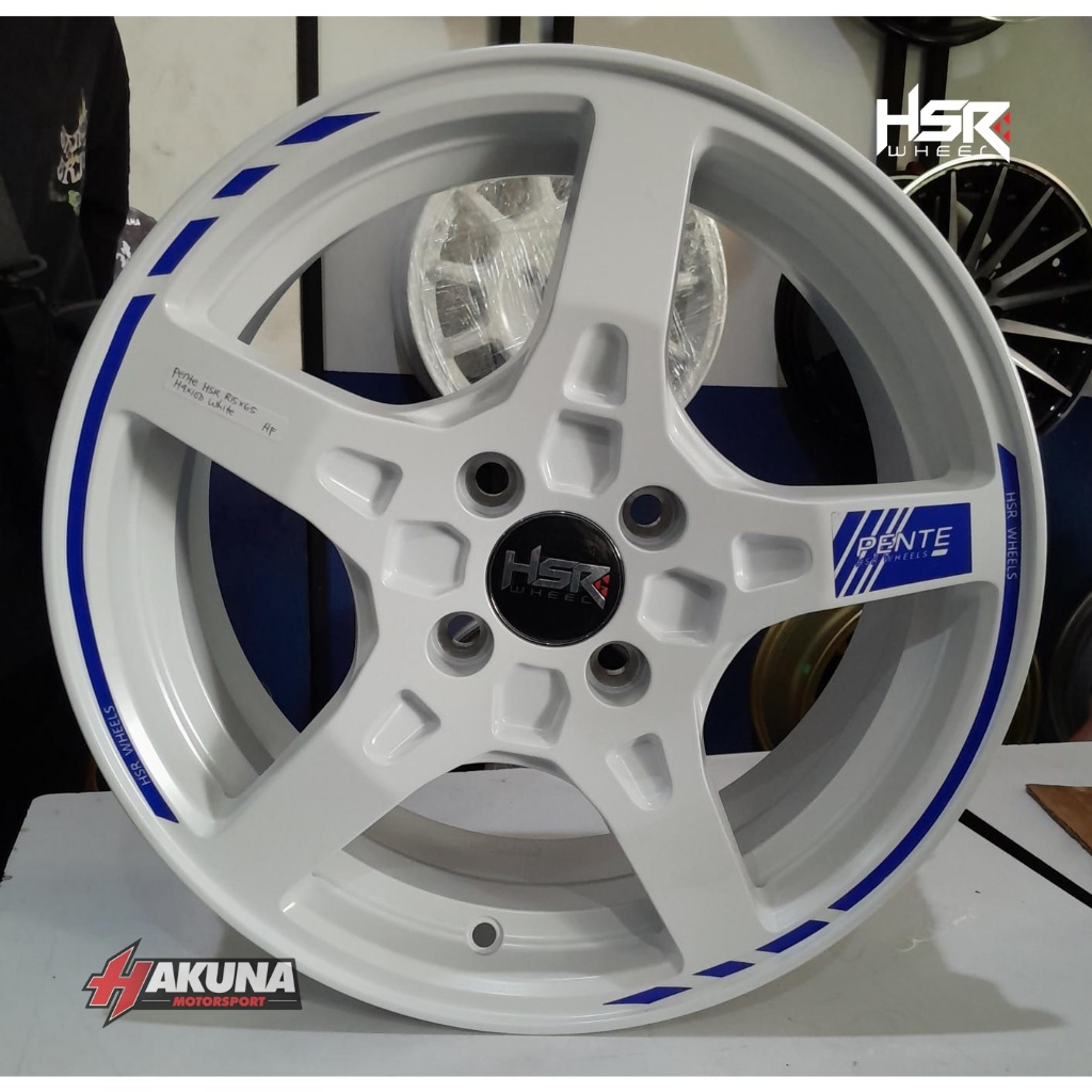 Jual Velg Mobil Palang Bintang HSR PENTE R15 Lebar 6,5 Pcd 4X100 Buat Jazz,Brio,Yaris,Swift ...