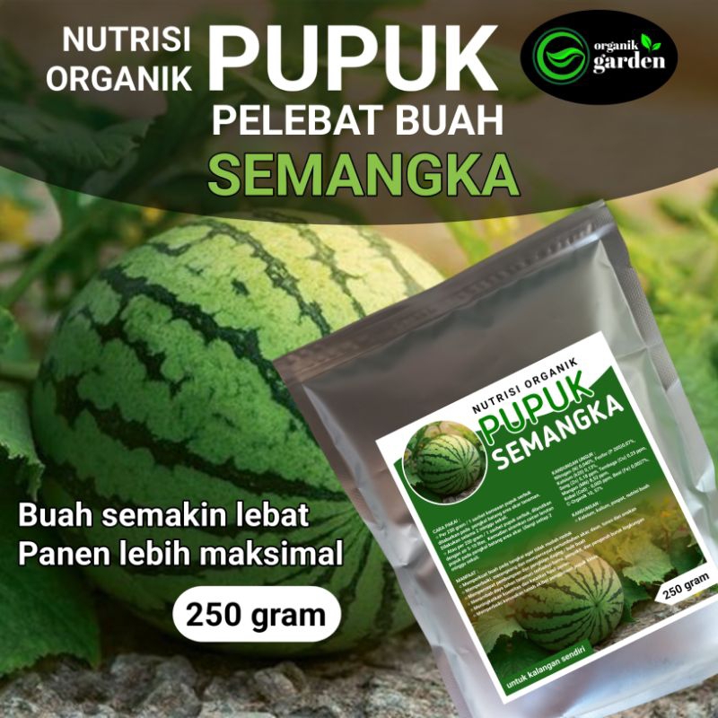 Jual pupuk pelebat buah SEMANGKA | booster nutrisi organik 250 gram | Shopee Indonesia
