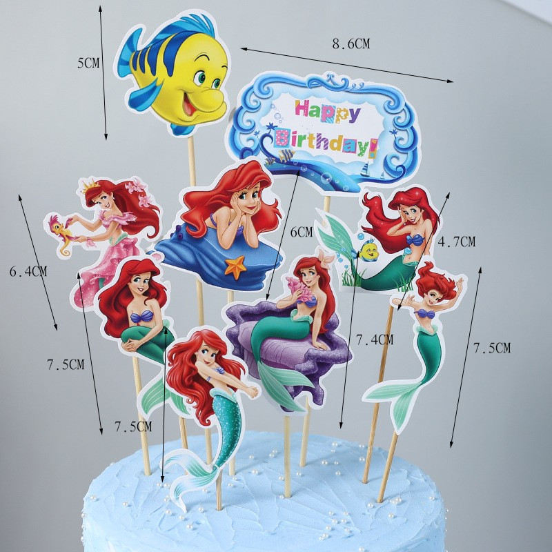Jual Cake Topper Ariel Mermaid Putri Duyung/Hiasan Kue Miniatur ...