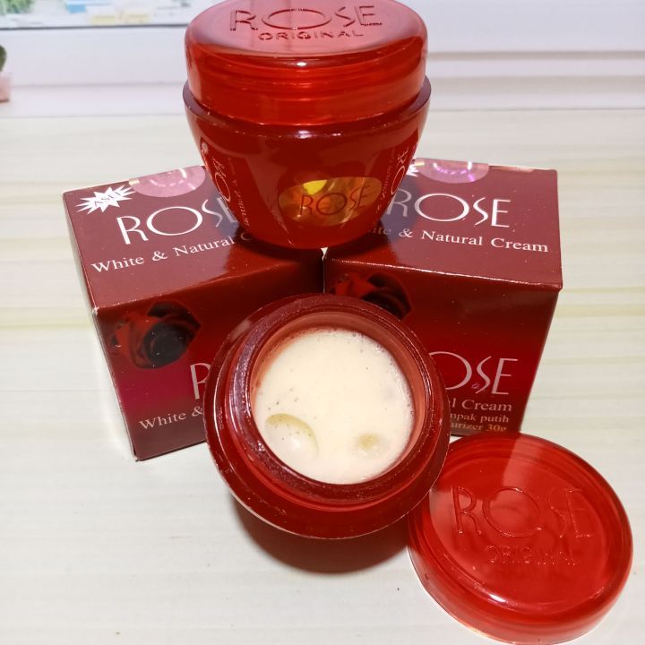 Jual (3pcs) Cream Rose White & Natural Cream Original Bisa Untuk Cream ...
