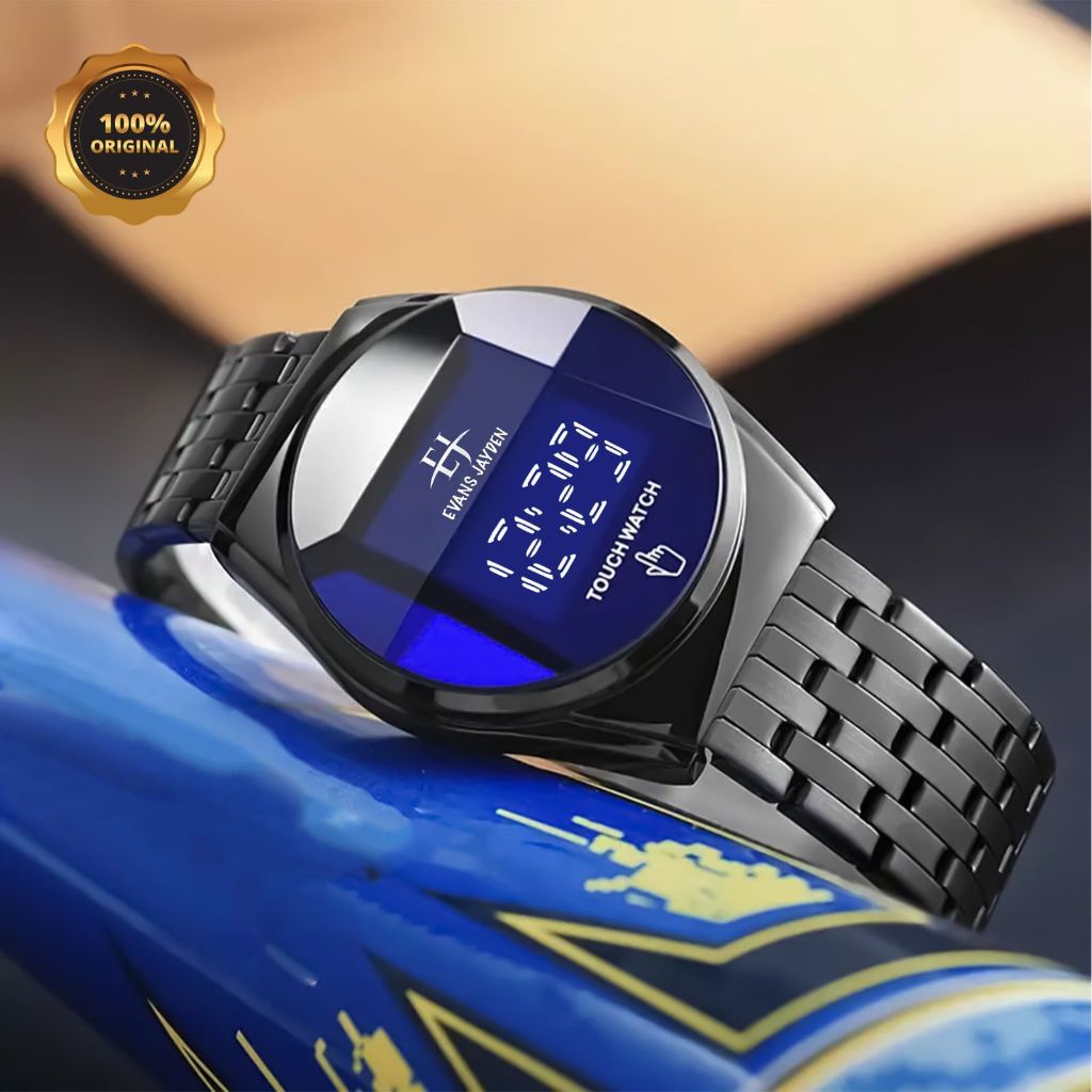 Jual Jam Evans Jayden Digital Touchscreen Original Full Metal Steel ...