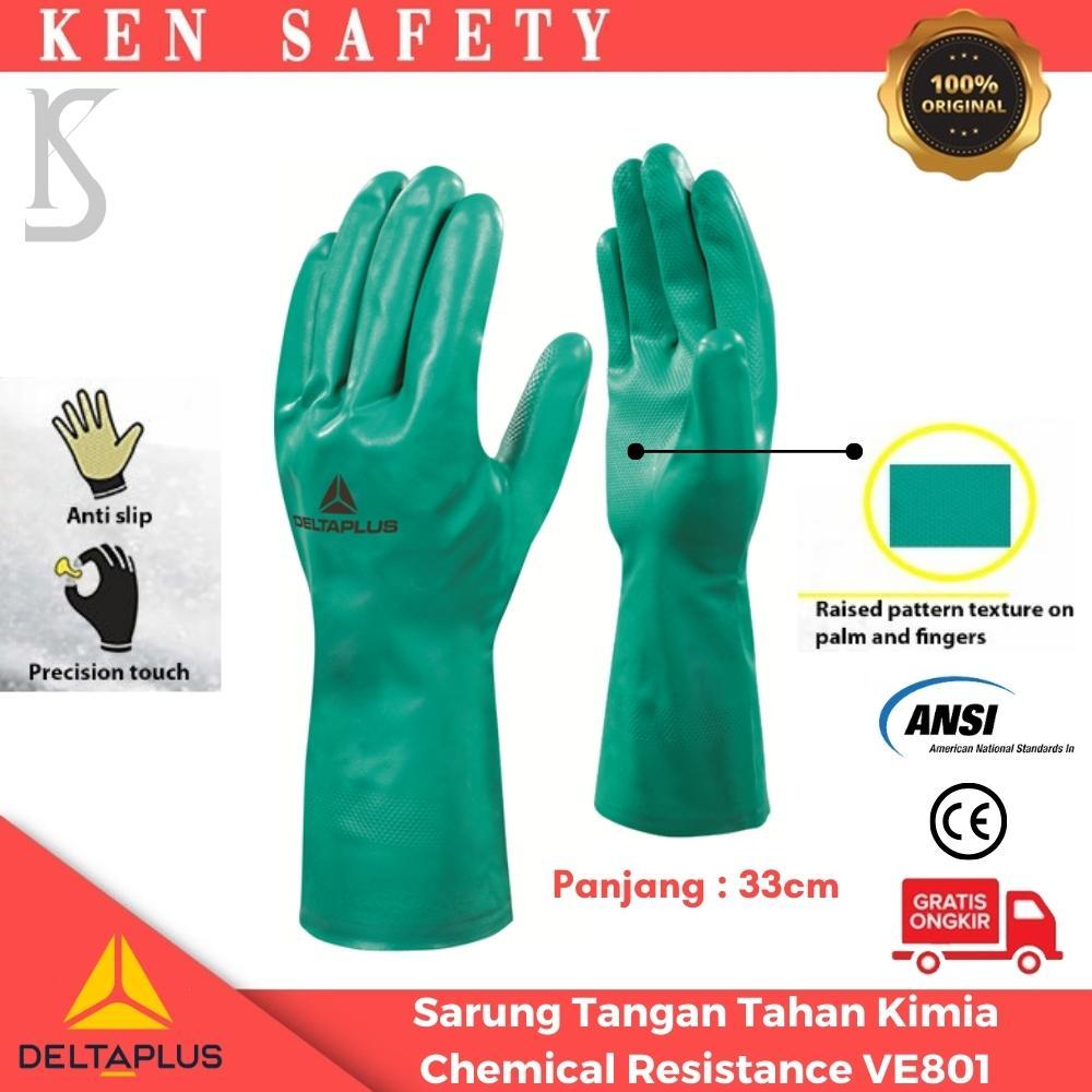 Jual Sarung Tangan Karet Nitrile Kerja Industri Anti Kimia Chemical ...