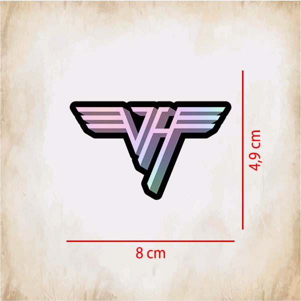 Jual STICKER HOLOGRAM LOGO BAND VAN HALEN | Shopee Indonesia