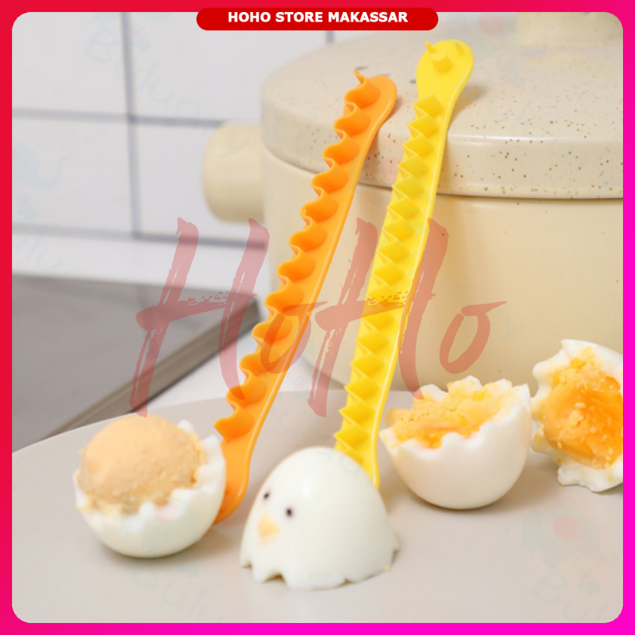 Jual Alat Pemotong Telur Rebus SET 2IN1 Isi 2 PCS Cetakan Telur Rebus ...