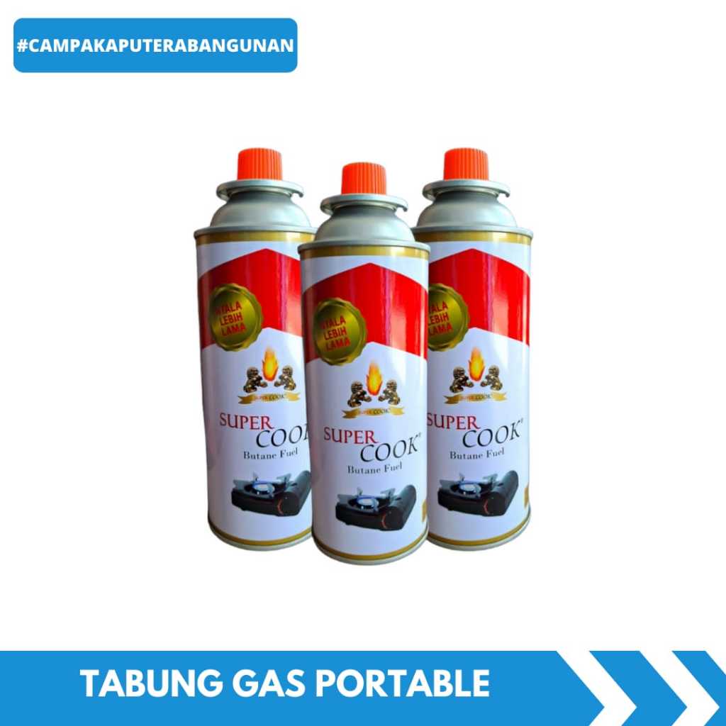 Jual Tabung Gas Portable SUPERCOOK Tabung Gas Kaleng | Shopee Indonesia