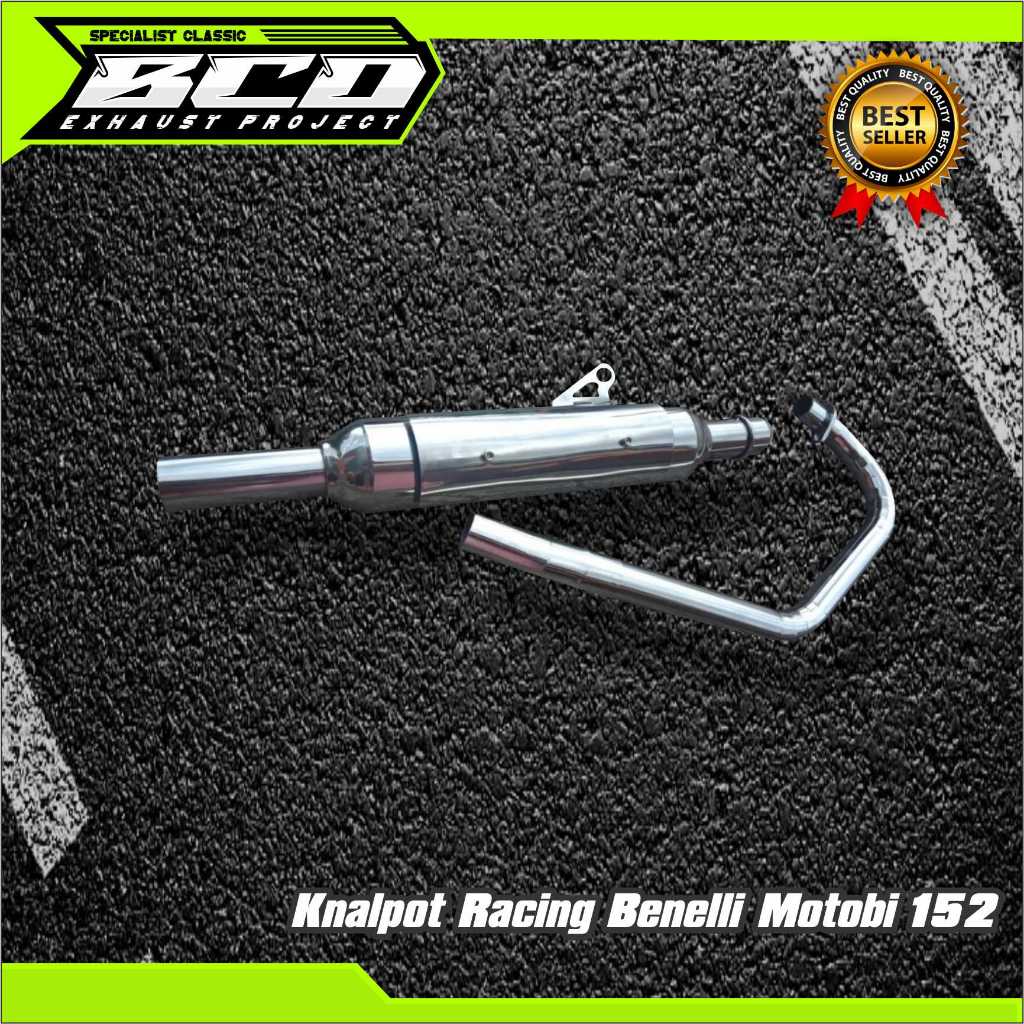 Jual Knalpot Racing Benelli Motobi 152 Cafe Racer Original Full System ...