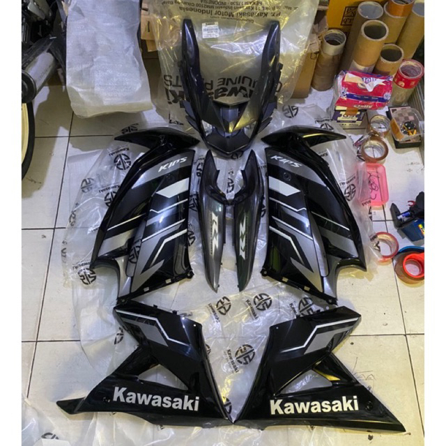 Jual Sepaket cover sayap Fairing set ninja rr new 2015 abu abu silver ...
