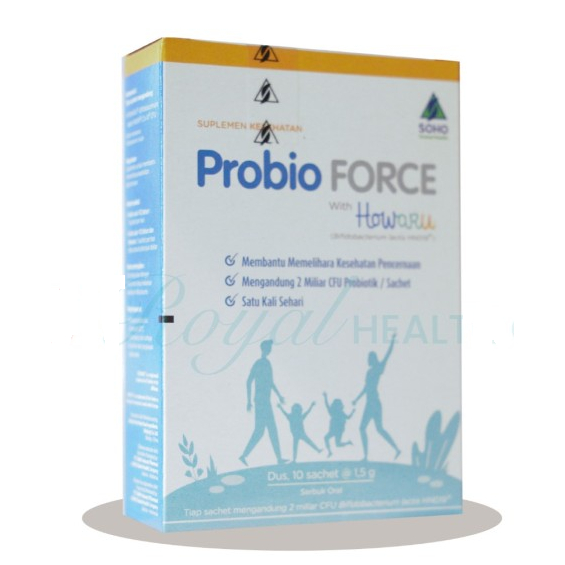 Jual PROBIO FORCE SACHET BOX ISI 10 SACHET Menjaga Kesehatan Pencernaan ...