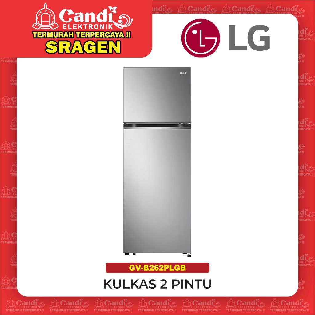 Jual LG Kulkas 2 Pintu Terbaru 287 Liter Platinum Silver Smart Inverter ...