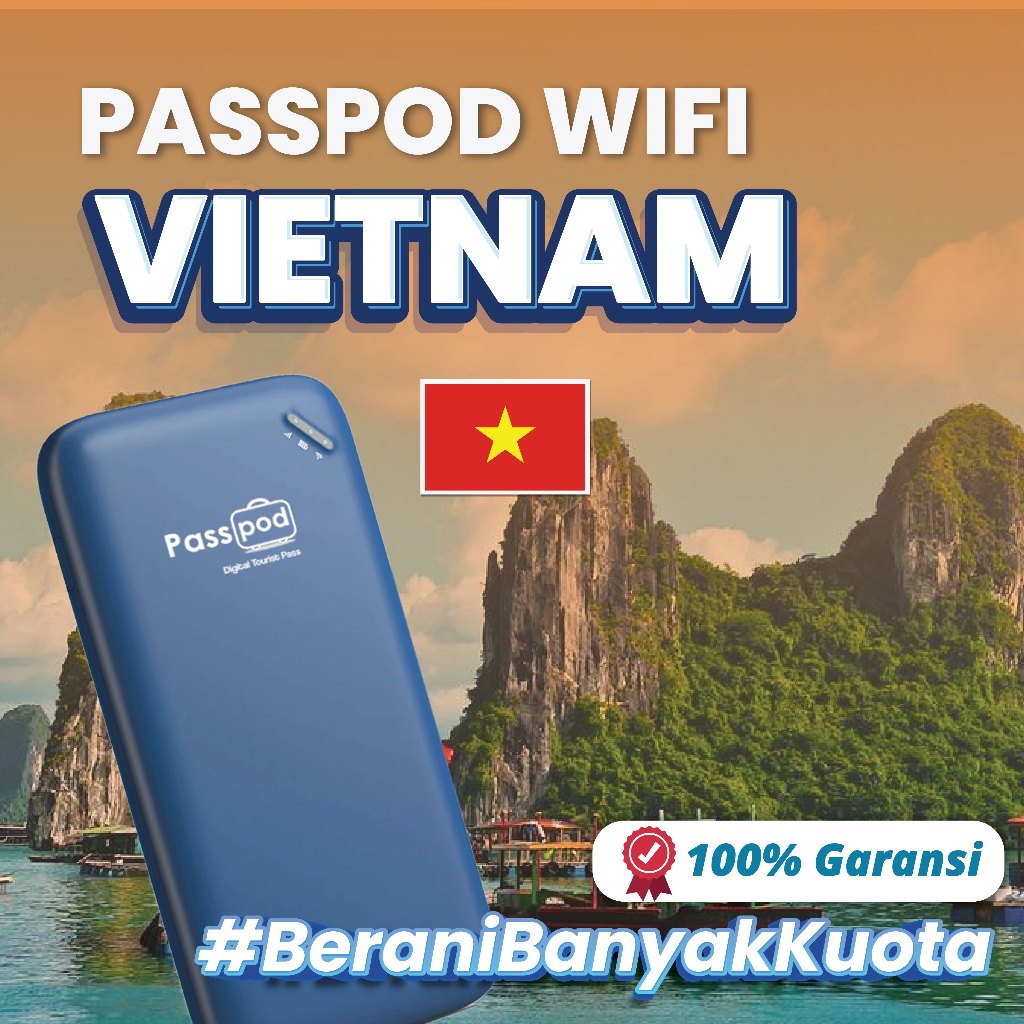 Jual Passpod Data Travel Modem WiFi Vietnam UNLIMITED - Vietnam ...