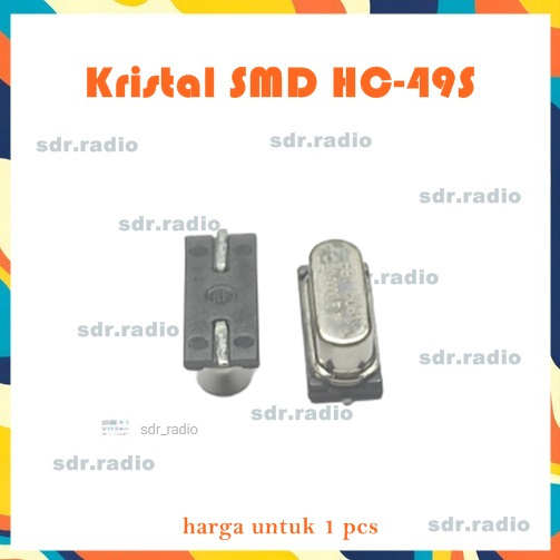 Jual Kristal Cristal Crystal Xtal SMD 16.000mhz 16,000mhz HC-49S ...