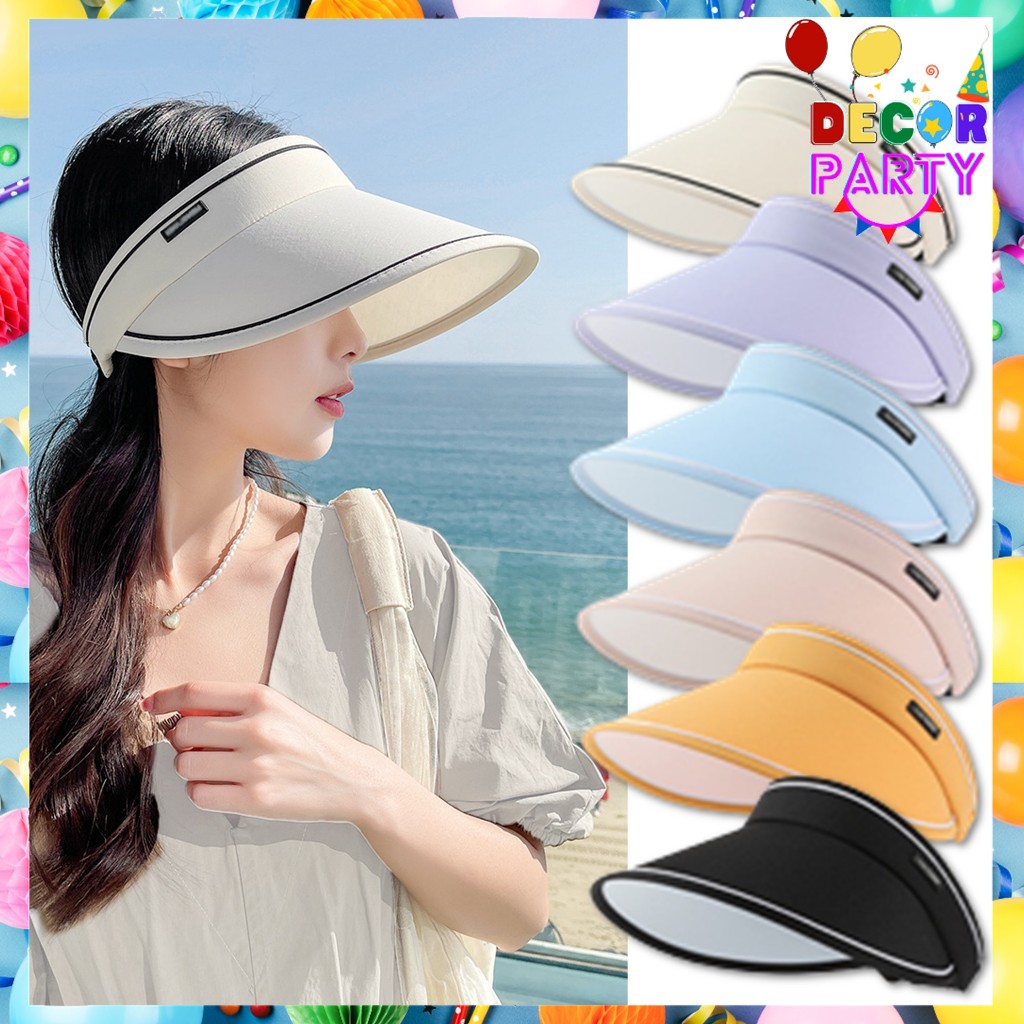Jual DP Topi Visor Fashion Lipat Besar Musim Panas Topi Golf Visor ...