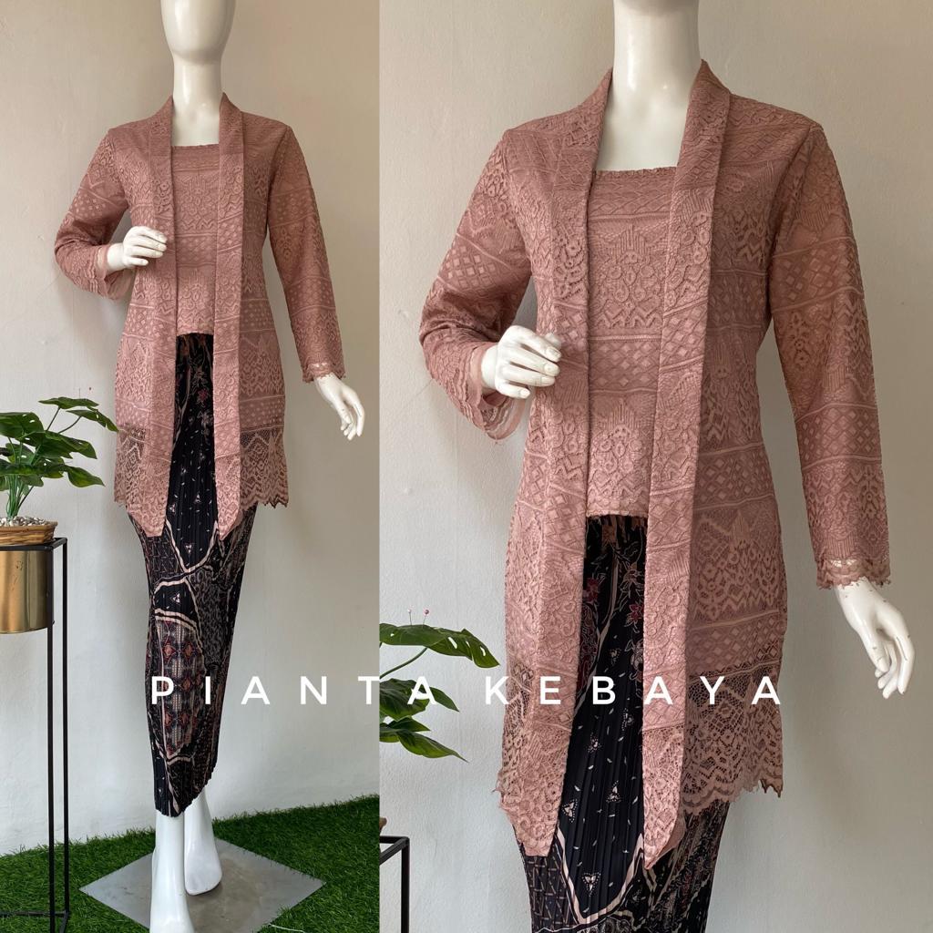 Jual Kebaya Tunik Kutubaru Brokat PART 1 | Kebaya Modern Kutubaru Brokat halus | Kebaya Wisuda ...