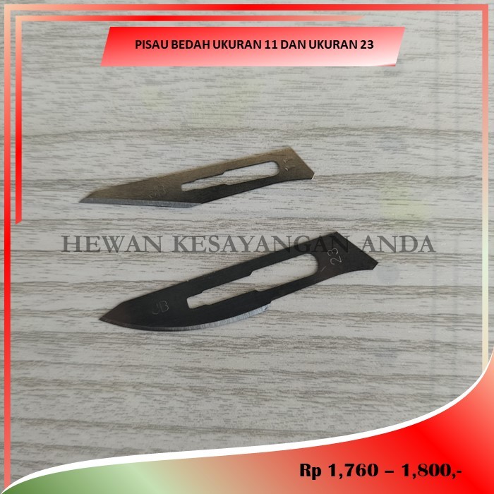 Jual Mata Pisau Bedah Hewan Ternak Surgical Blade Pisau Kebiri Ayam ...