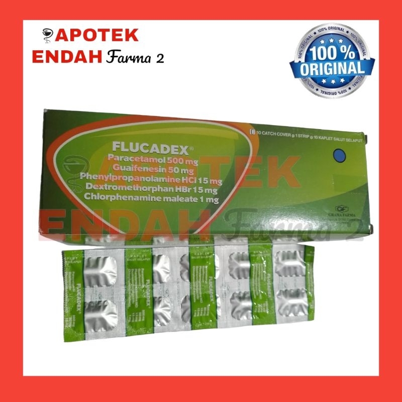Jual FLUCADEX TABLET PERBOX untuk demam batuk pilek | Shopee Indonesia
