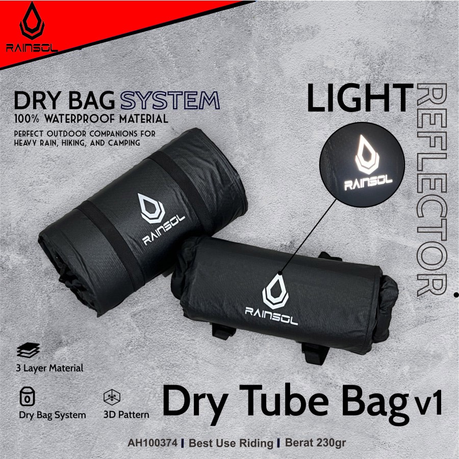 Jual Rainsol Dry Tube Bag V1 | Tas Tabung Jas Hujan Waterproof | Shopee ...