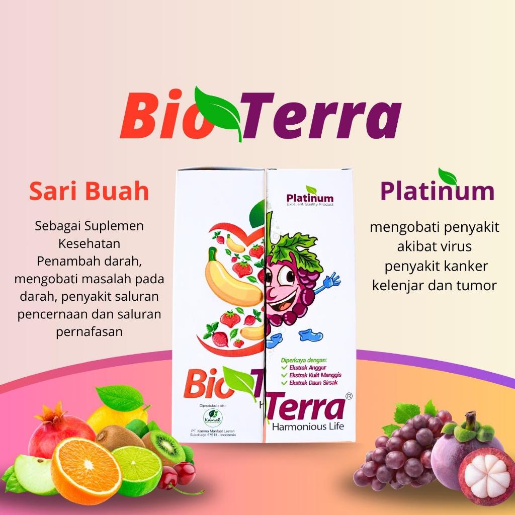 Jual BIOTERRA BIO TERRA SARI BUAH DAN PLATINUM KEMASAN BARU | Shopee ...